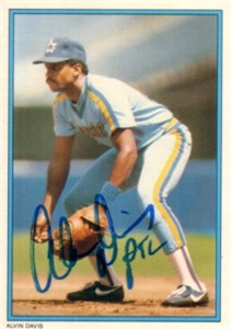 Alvin Davis autographed Seattle Mariners 1985 Topps All-Star card ...