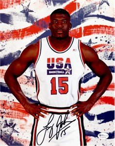 Larry Johnson autographed USA Basketball Dream Team 2 8x10 photo ...
